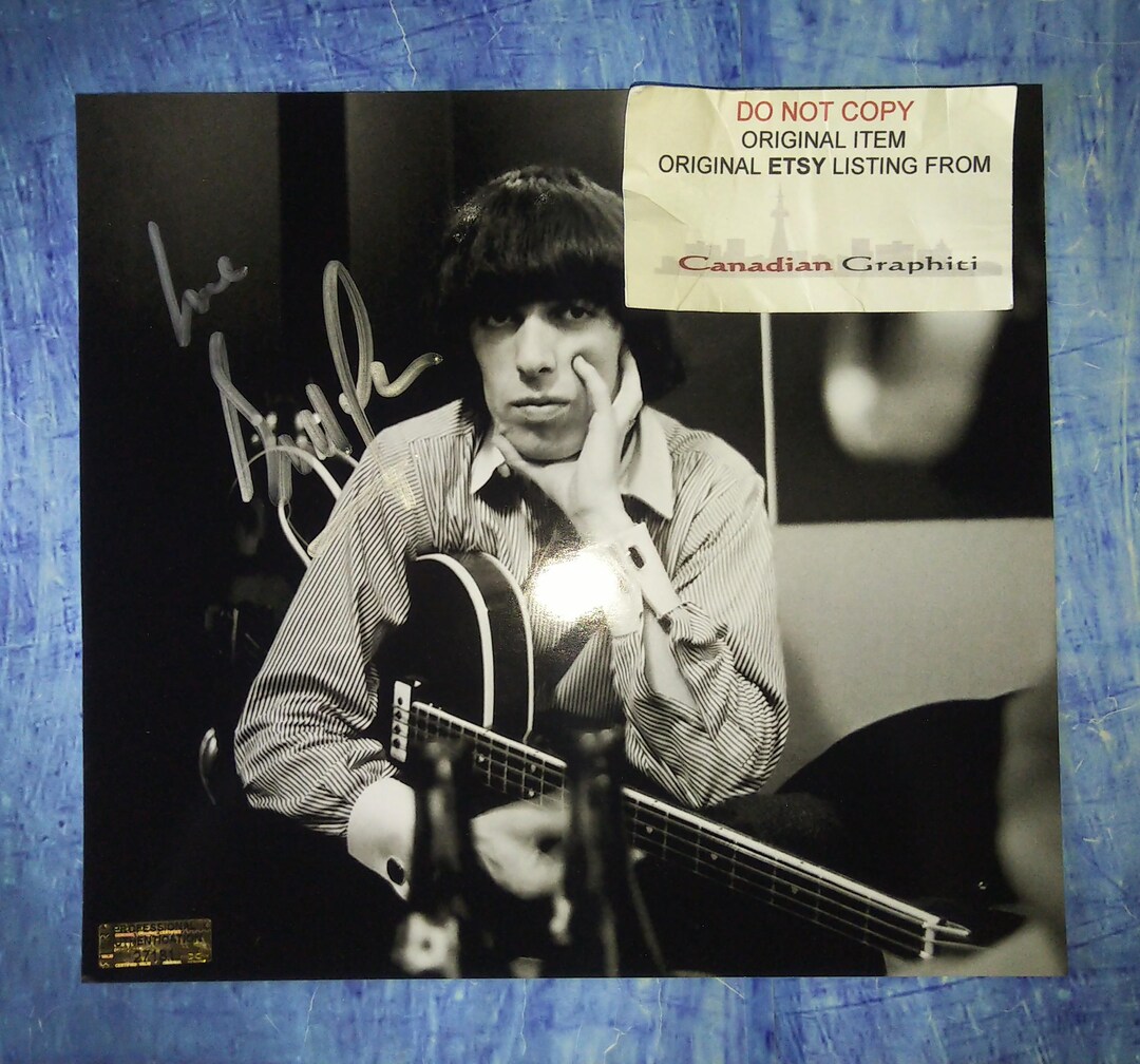 Bill Wyman Hand Signed Autograph 8x9 Photo COA - Etsy