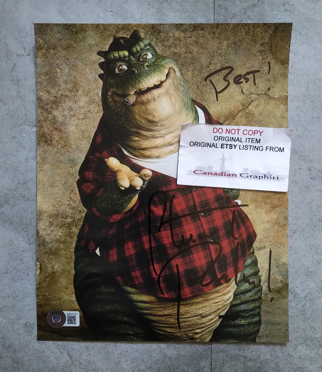 Stuart Pankin Hand Signed Autograph 8x10 Photo BAS COA Dinosaurs - Etsy
