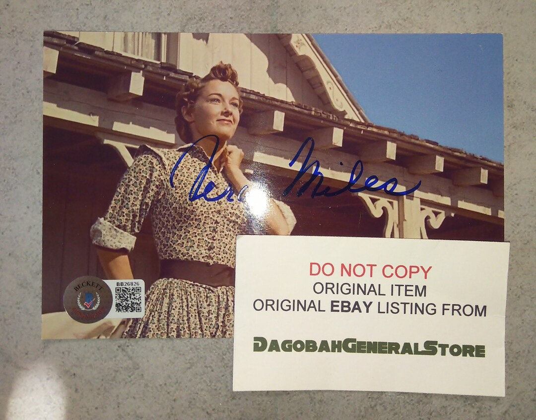 Vera Miles Hand Signed Autograph Photo COA - Etsy
