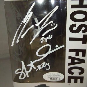 Scream Cast Hand Signed Autograph Ghostface Funko Pop COA + JSA Roger Jackson, Skeet Ulrich ...