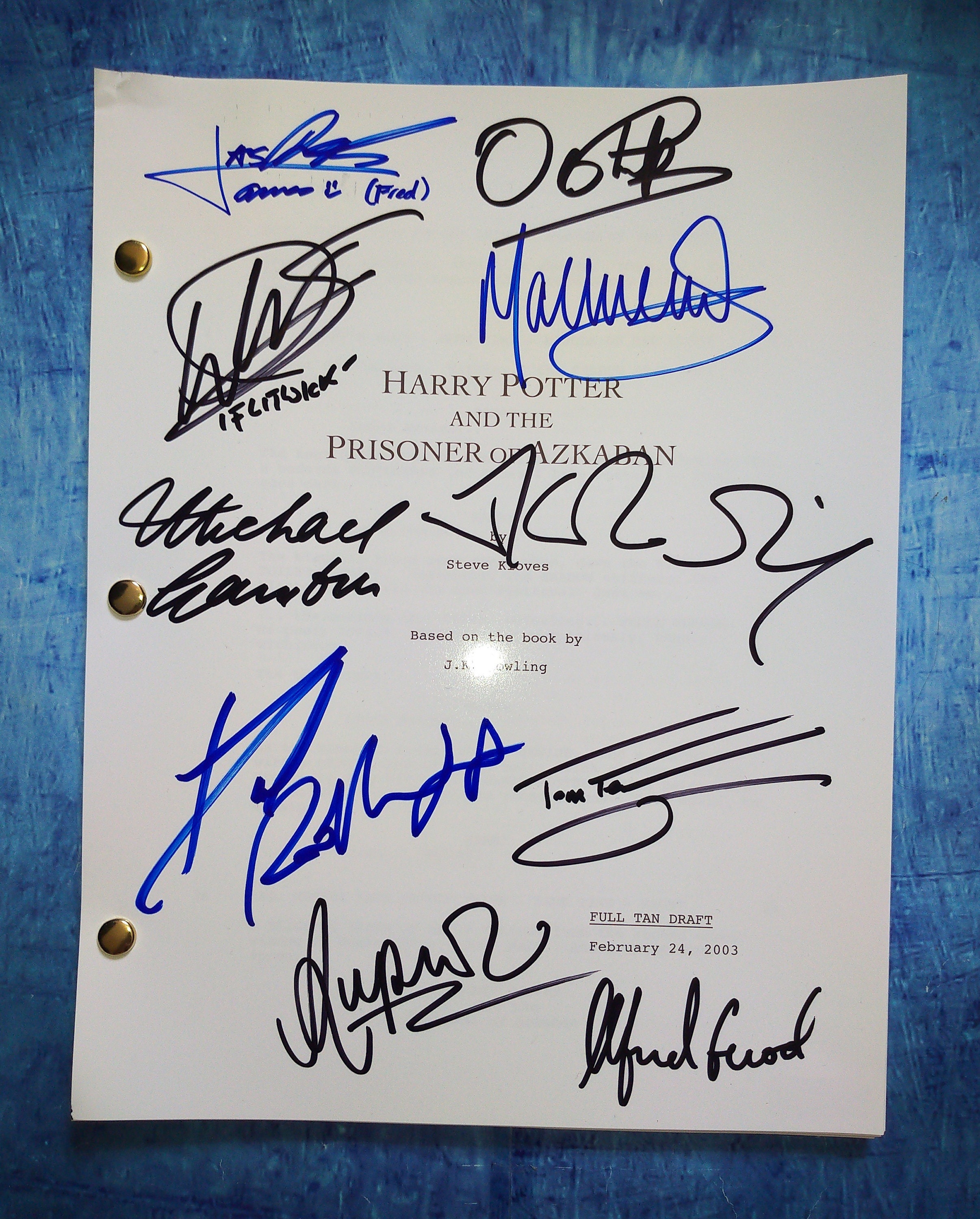 Harry Potter Signatures