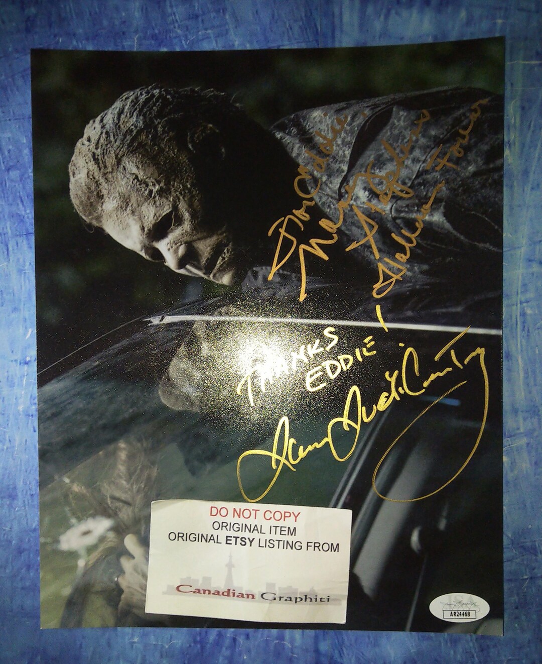 Nancy Stephens & James Jude Courtney Hand Signed Autograph 8x10 Photo ...