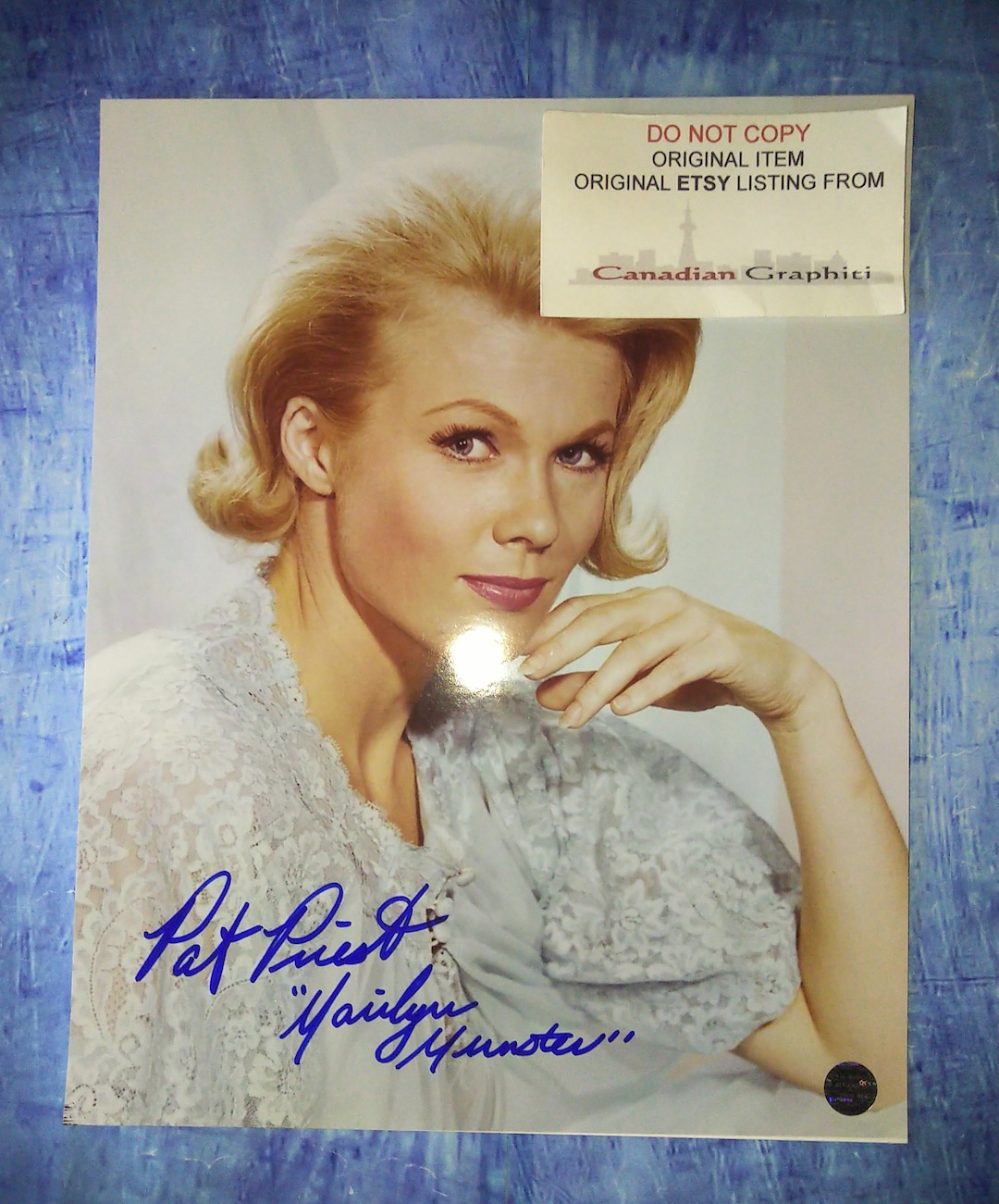 Pat Priest Hand Signed Autograph 8x10 Photo COA - Etsy