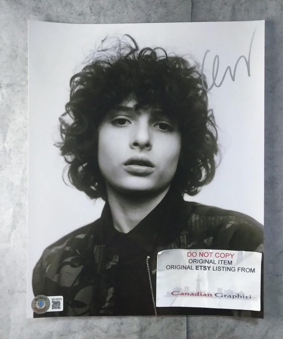 Finn Wolfhard Hand Signed Autograph 8x10 Photo BAS COA - Etsy