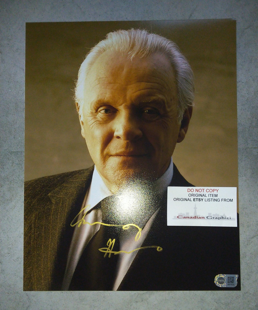 Anthony Hopkins Hand Signed Autograph 11x14 Photo SWAU COA - Etsy