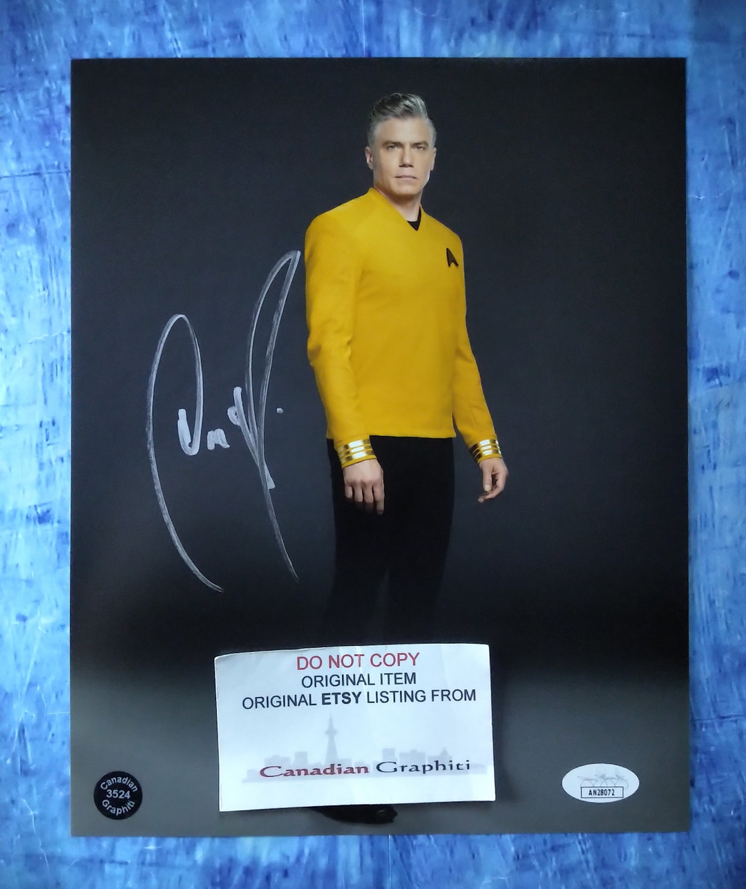 Anson Mount Hand Signed Autograph 8x10 Photo COA JSA Star Trek Strange ...