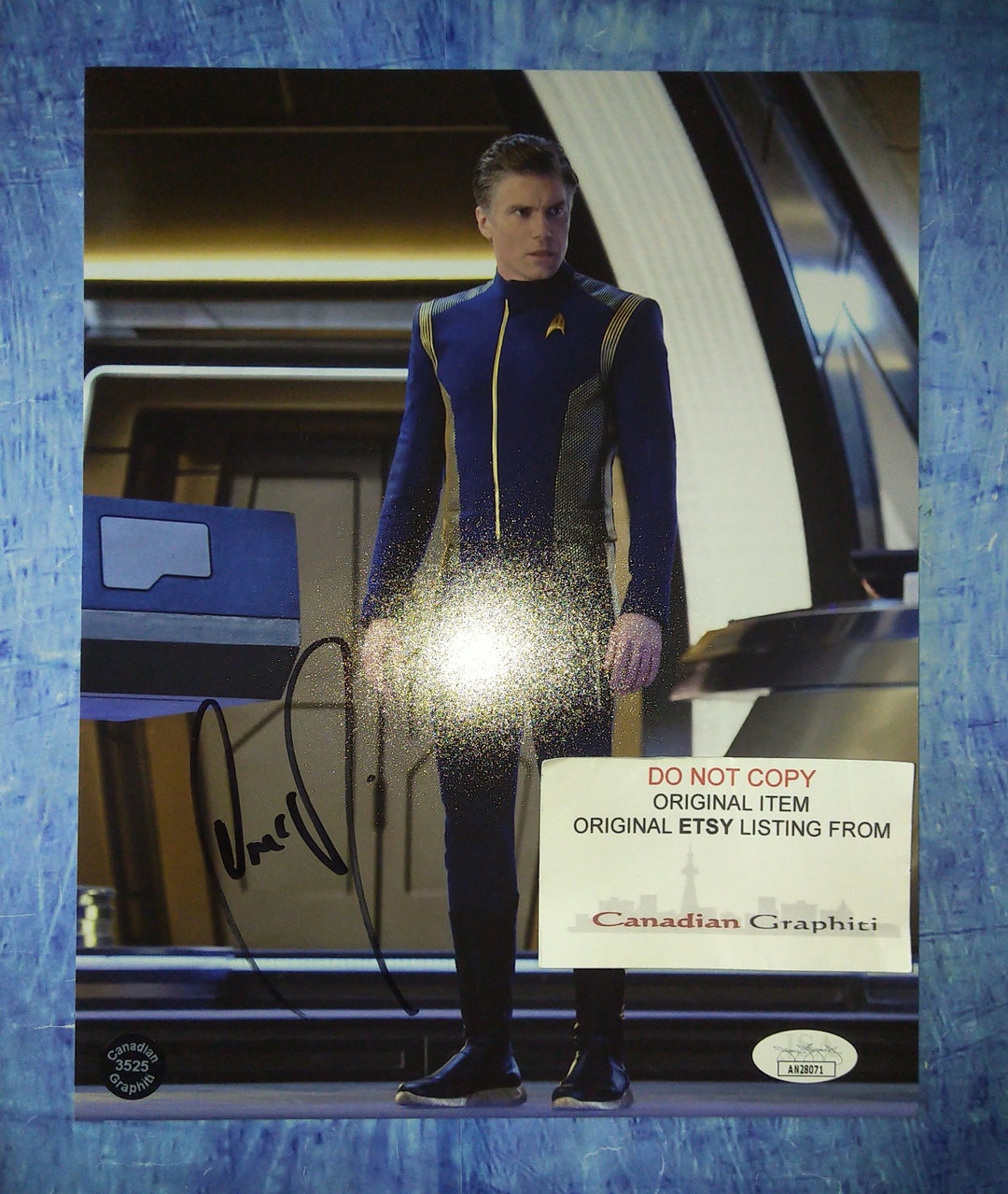 Anson Mount Hand Signed Autograph 8x10 Photo COA + JSA Star Trek ...