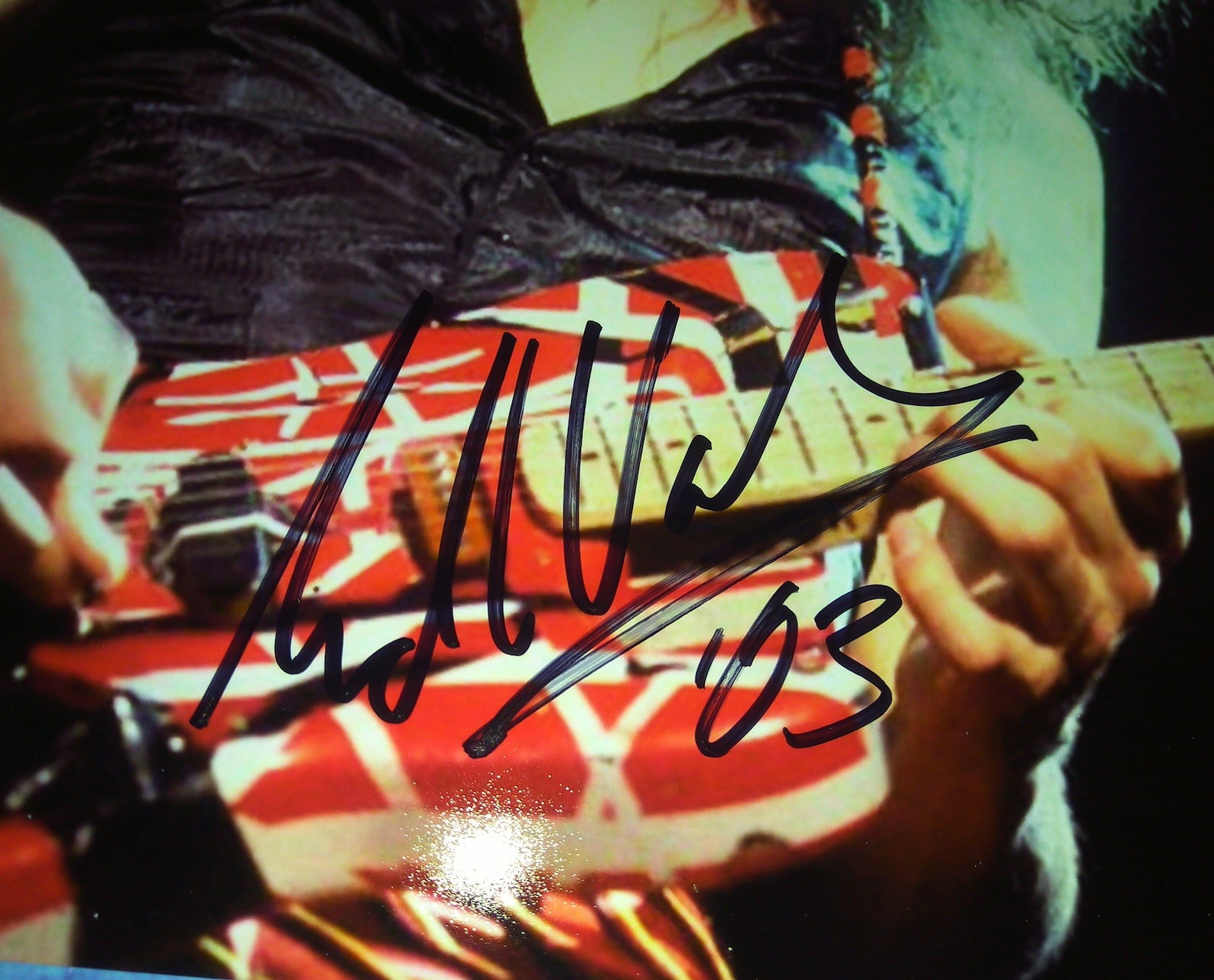 Eddie Van Halen Hand Signed Autograph 8x10 Photo COA - Etsy