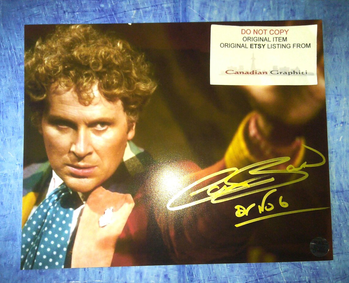 Colin Baker Hand Signed Autograph 8x10 Photo COA Doctor Who - Etsy