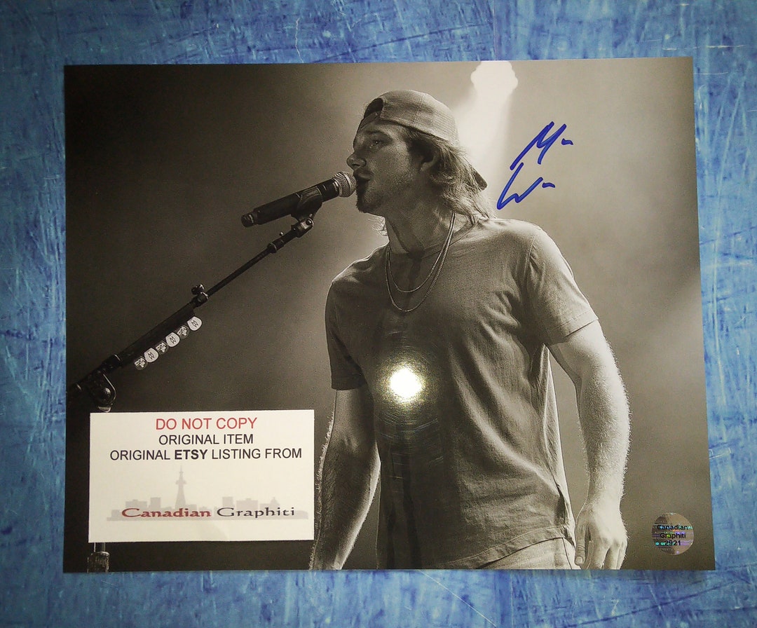 Morgan Wallen Hand Signed Autograph 8x10 Photo COA - Etsy