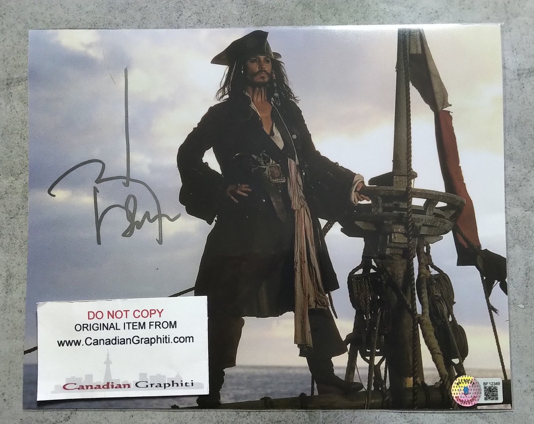 Johnny Depp Hand Signed Autograph 8x10 Photo COA BAS - Etsy