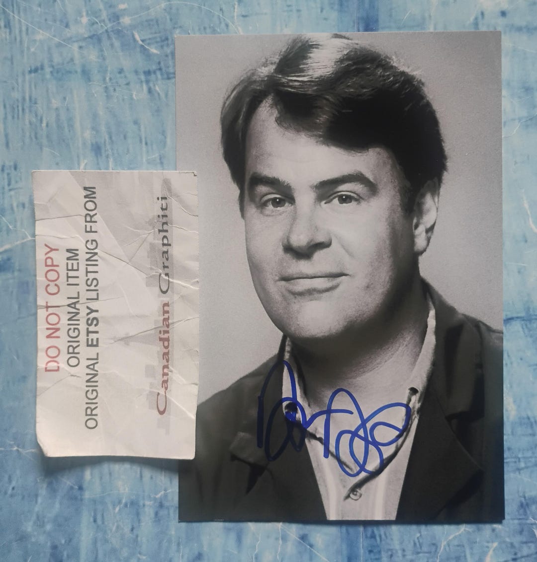 Dan Aykroyd Hand Signed Autograph Photo COA - Etsy