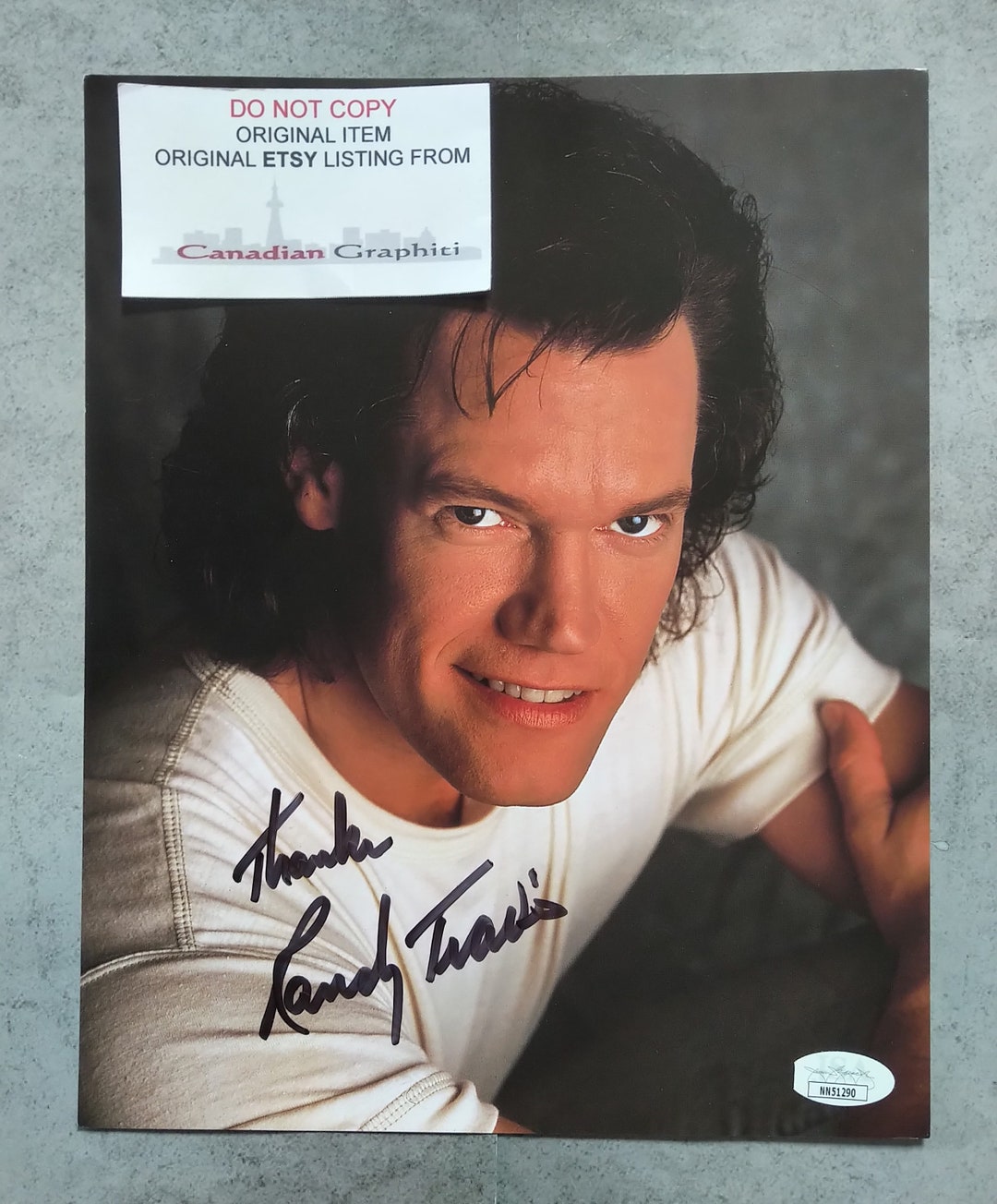 Randy Travis Hand Signed Autograph 8x10 Photo COA + JSA - Etsy