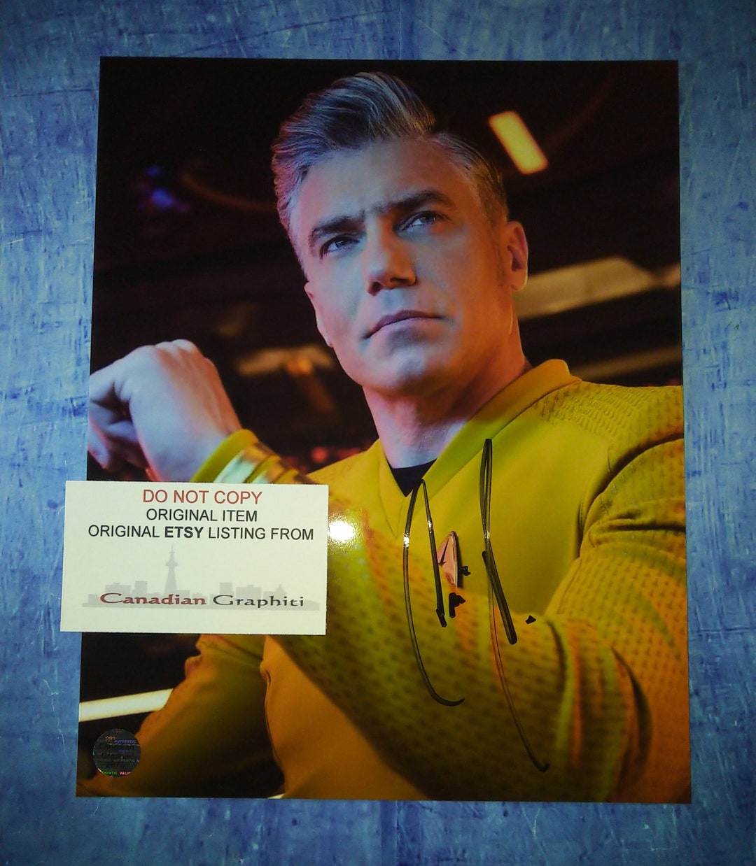 Anson Mount Hand Signed Autograph 8x10 Photo COA Star Trek - Etsy