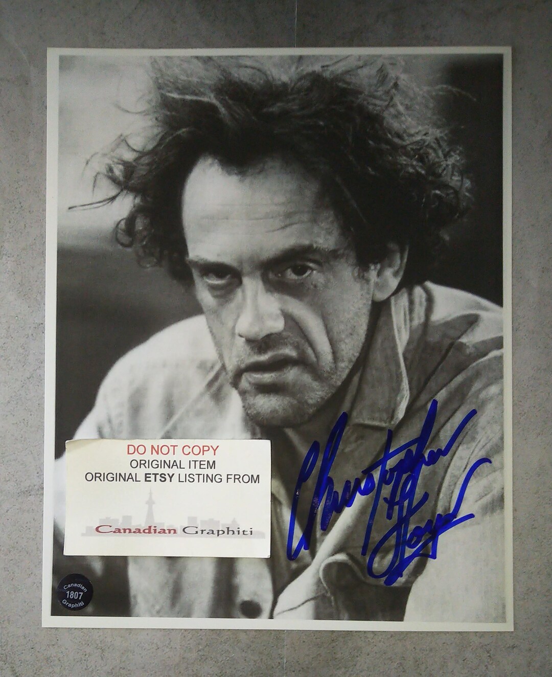 Christopher Lloyd Hand Signed Autograph 8x10 Photo COA Taxi - Etsy
