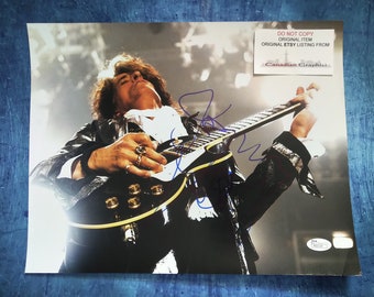 Aerosmith X2 Steven Tyler & Joe Perry Hand Signed Autograph 8x10 Photo ...