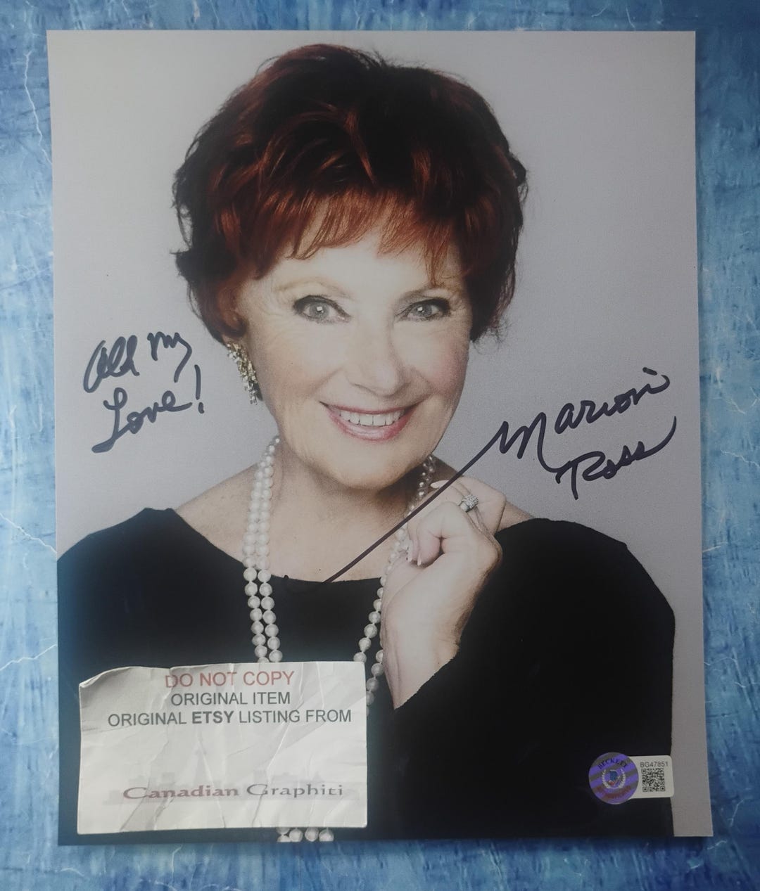 Marion Ross Hand Signed Autograph 8x10 Photo BAS COA - Etsy
