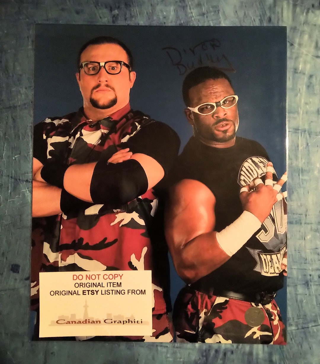 D-von Devon Dudley Hand Signed Autograph 8x10 WWF Photo COA - Etsy