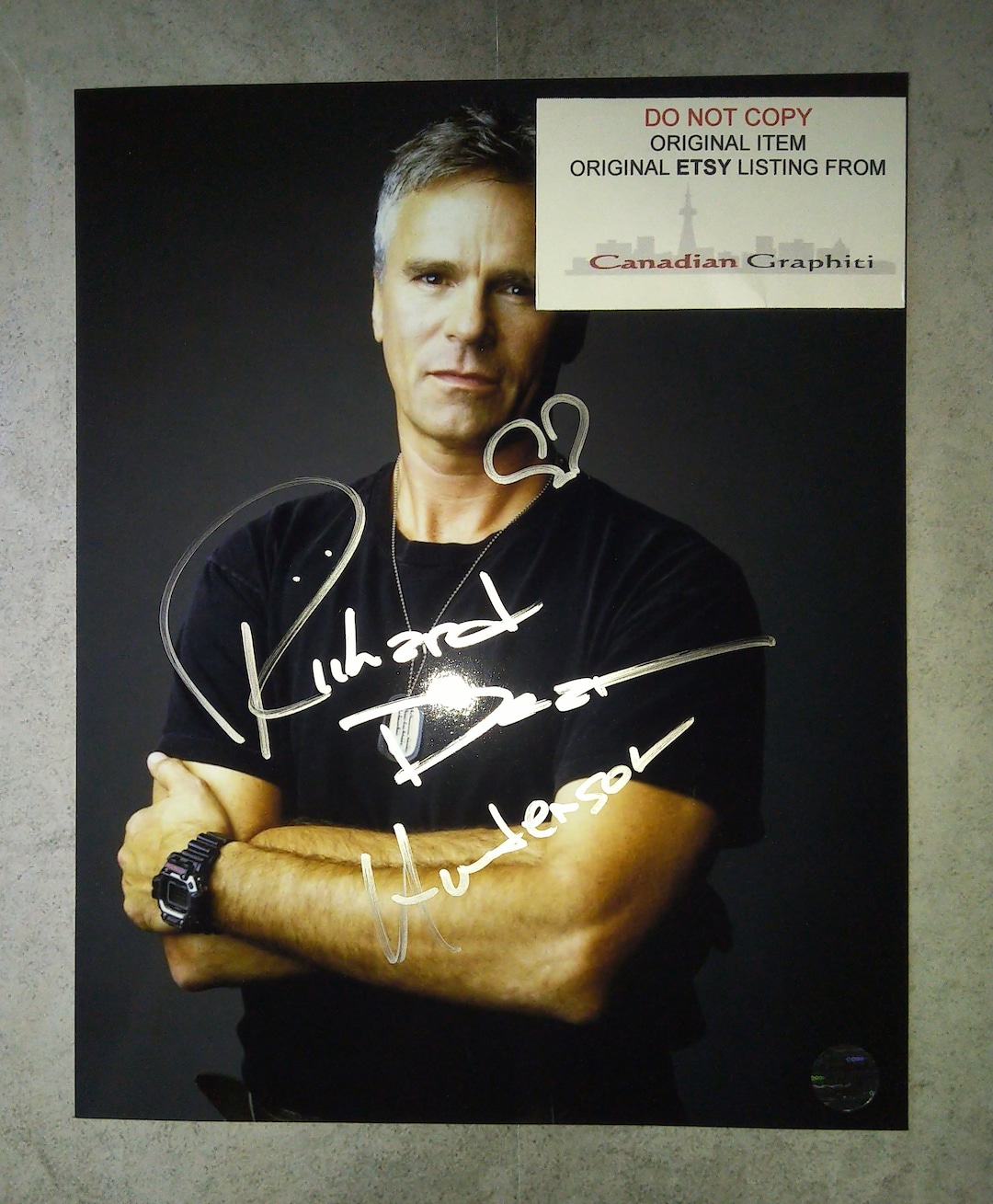 Richard Dean Anderson Hand Signed Autograph 8x10 Photo COA - Etsy