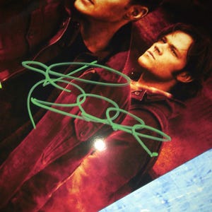 Jared Padalecki & Jensen Ackles Hand Signed Autograph 8x10 Photo COA ...