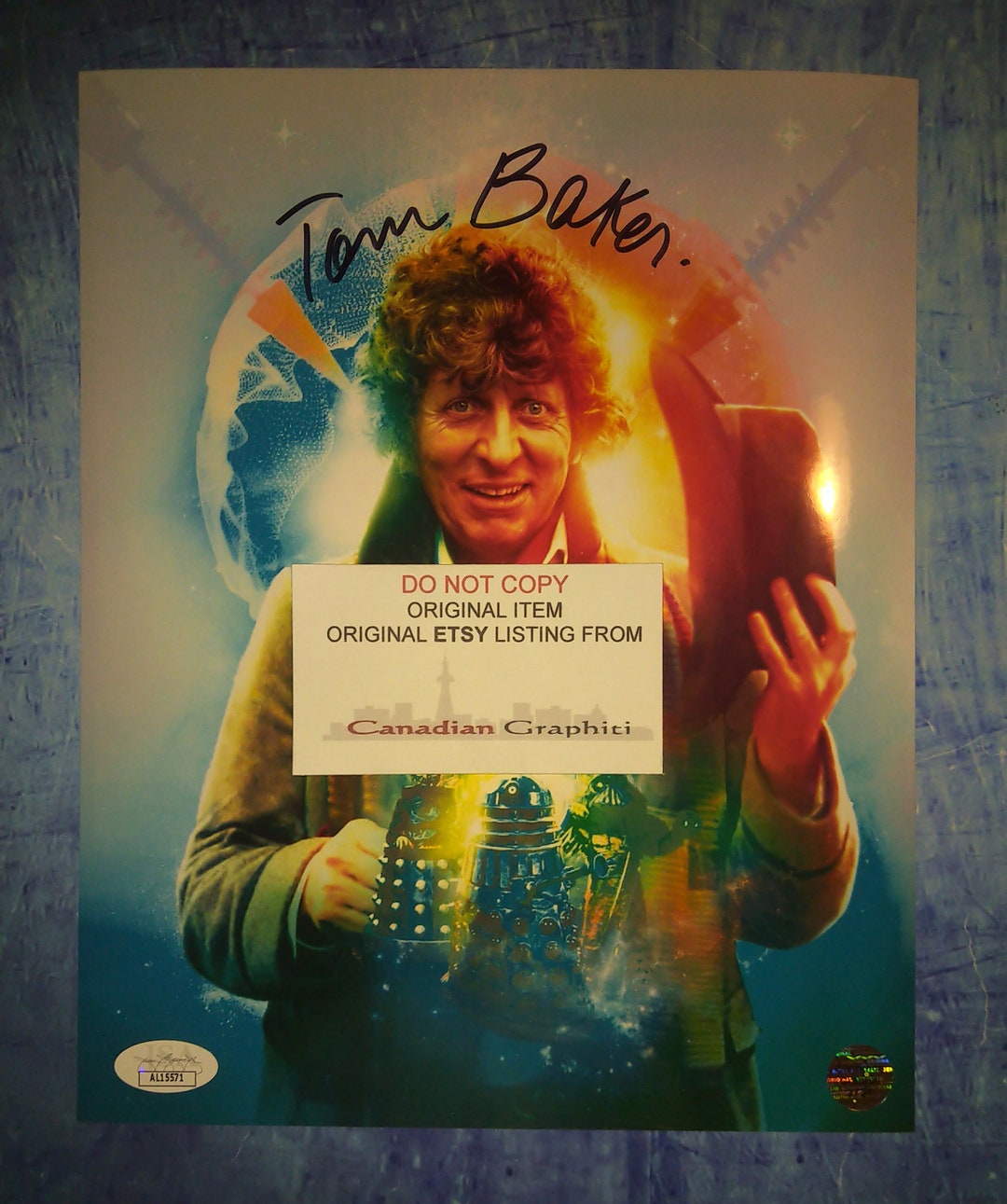 Tom Baker Hand Signed Autograph 8x10 Photo COA Doctor Who - Etsy