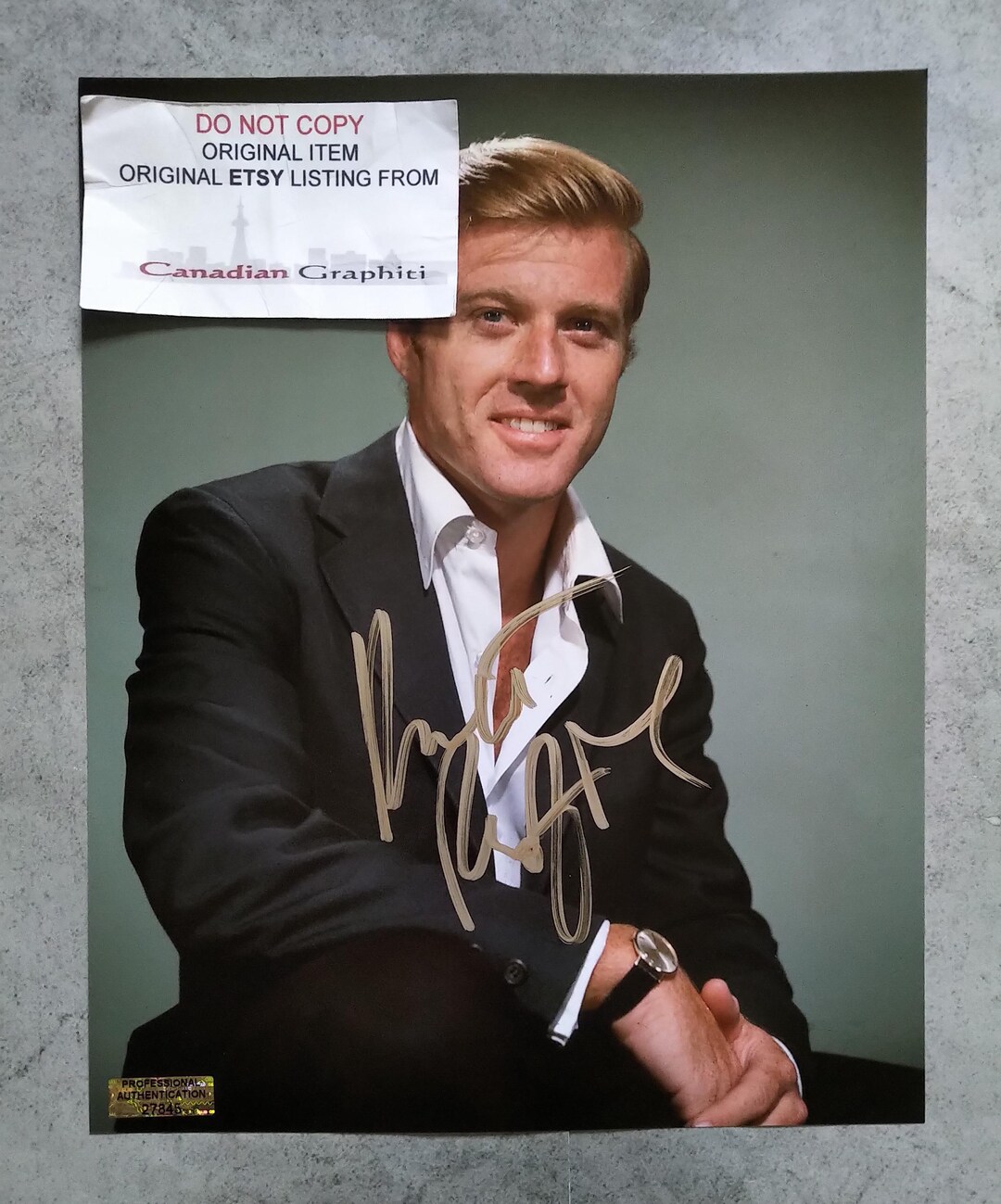 Robert Redford Hand Signed Autograph 8x10 Photo COA - Etsy