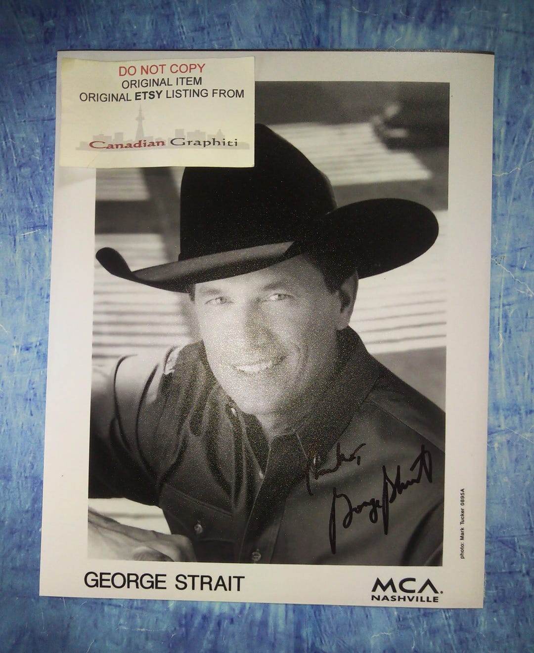 George Strait Hand Signed Autograph 8x10 Photo COA - Etsy