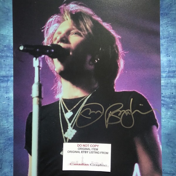 Bon Jovi - Etsy