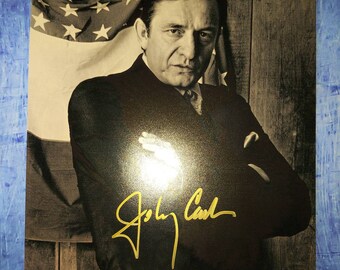 Johnny Cash Autograph - Etsy