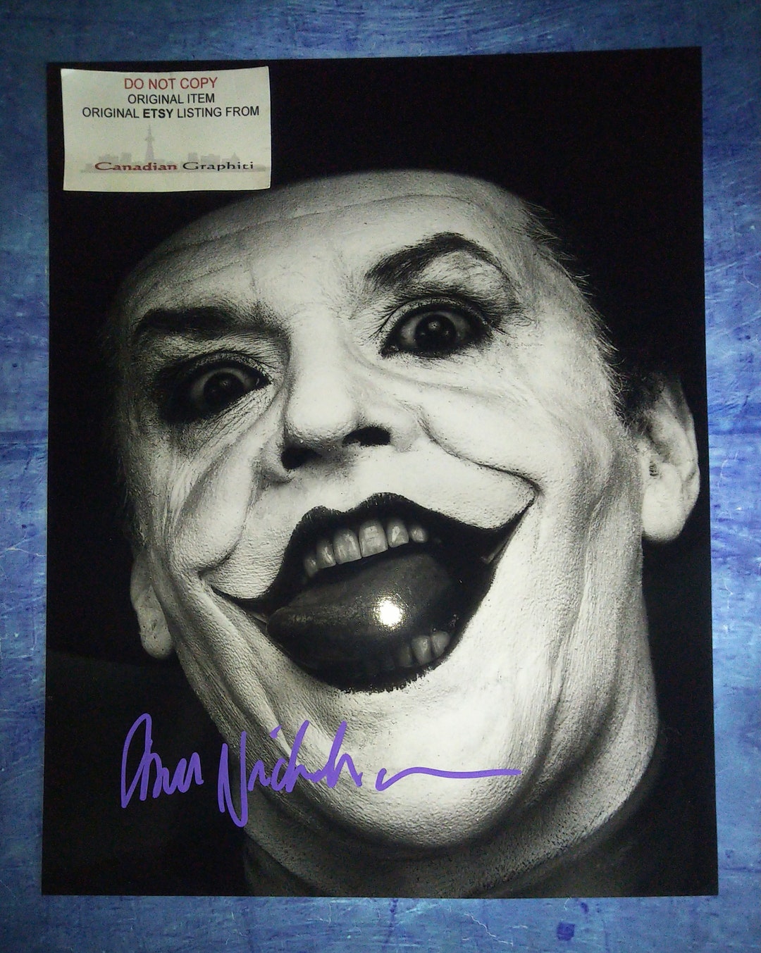 Jack Nicholson Hand Signed Autograph 11x14 Photo COA Joker - Etsy