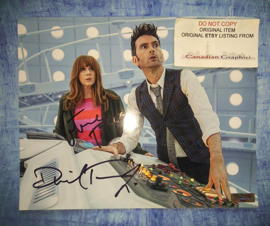 David Tennant & Catherine Tate Hand Signed Autograph 8x10 Photo COA ...