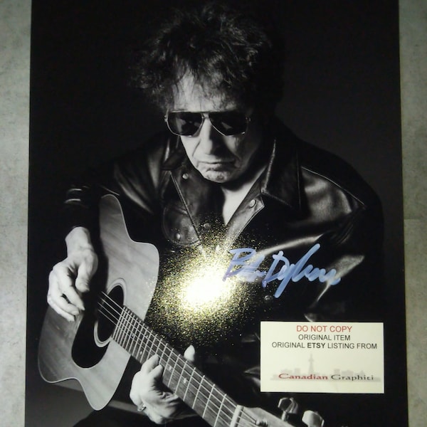 Signed Bob Dylan - Etsy