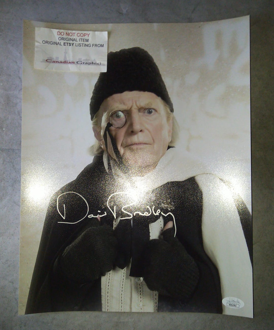 David Bradley Hand Signed Autograph 11x14 Photo JSA COA Doctor Who - Etsy