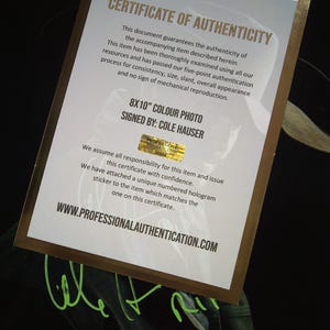 Cole Hauser Hand Signed Autograph 8x10 Photo COA - Etsy