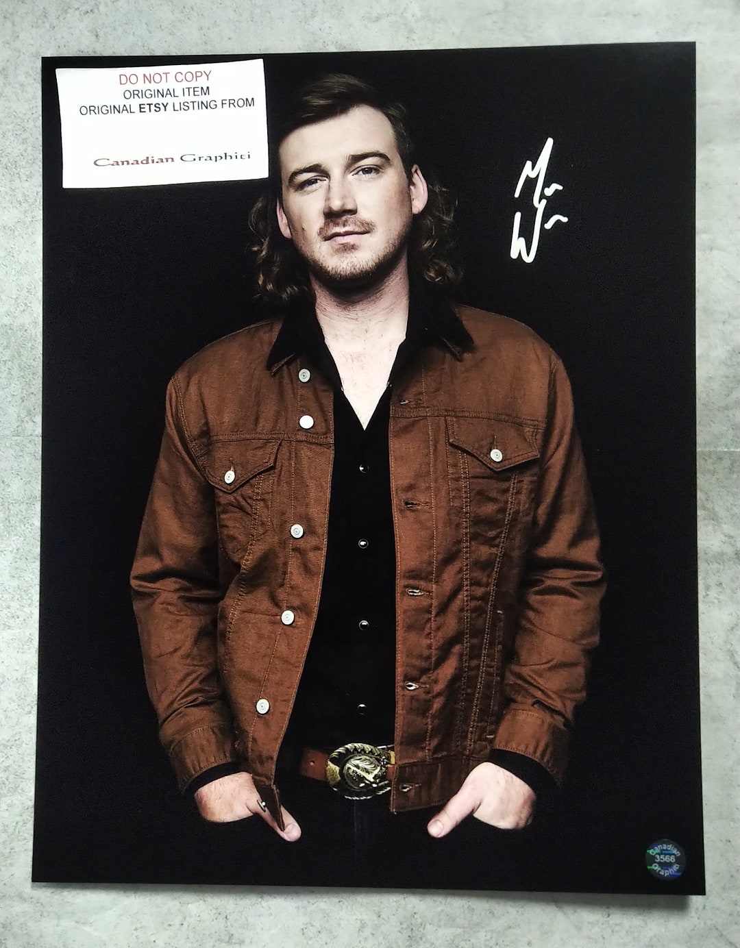 Morgan Wallen Hand Signed Autograph 11x14 Photo COA - Etsy