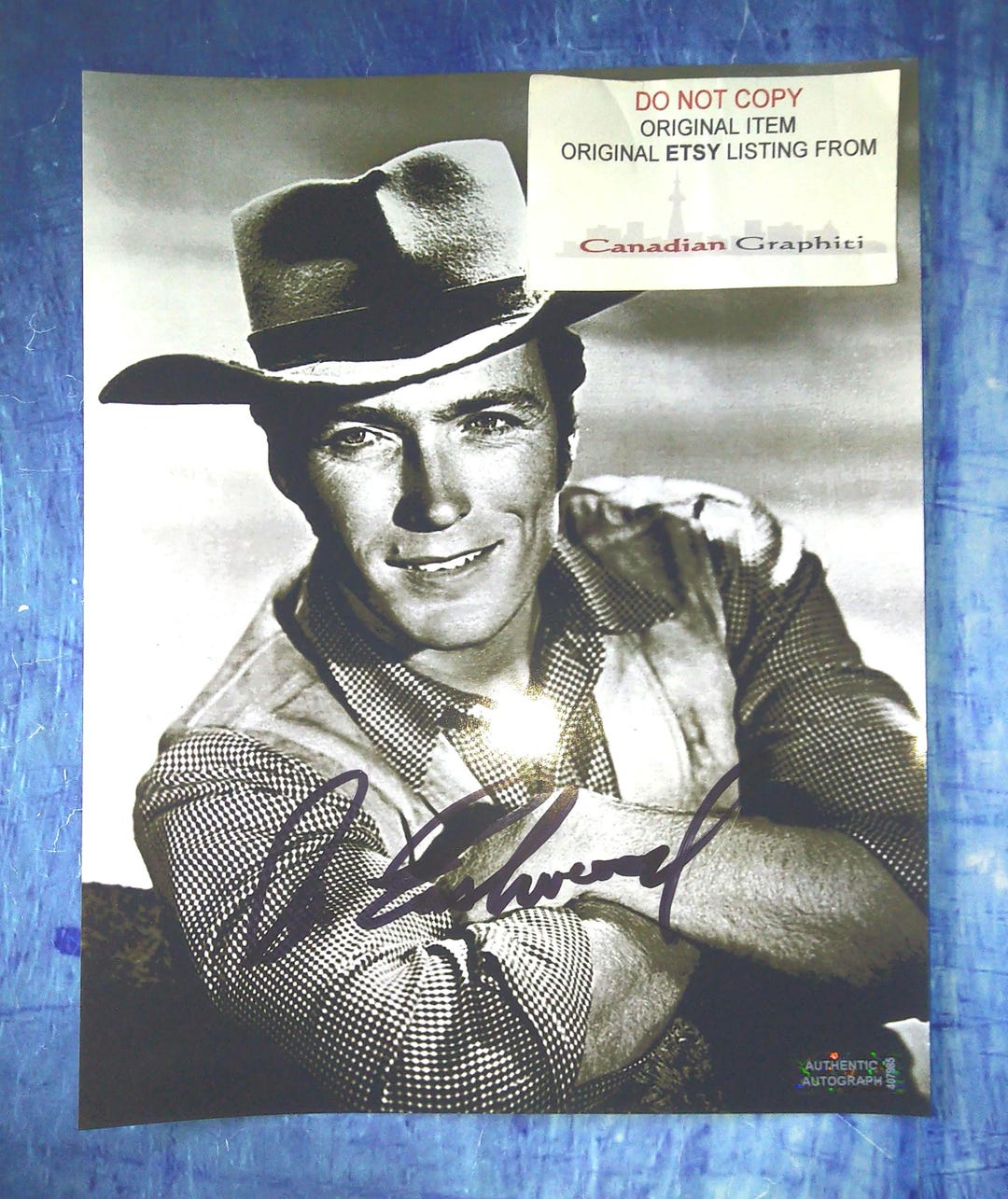 Clint Eastwood Hand Signed Autograph 8x10 Photo COA - Etsy