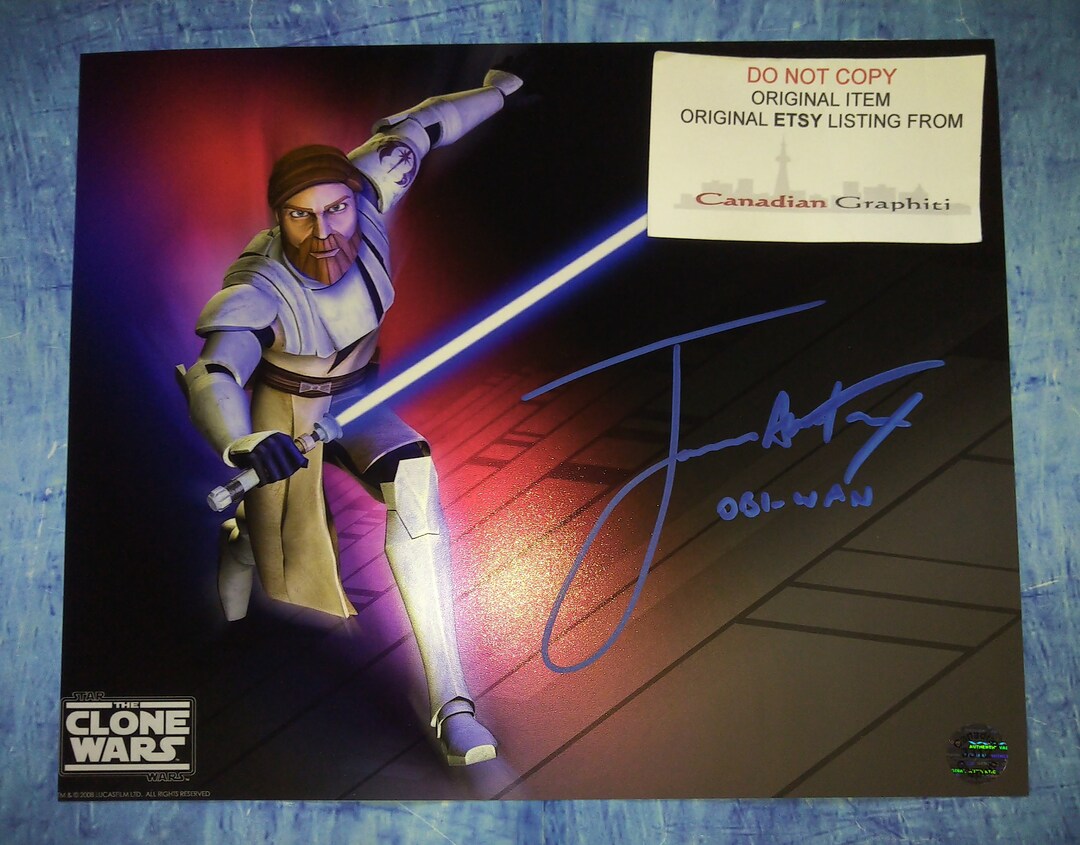 James Arnold Taylor Hand Signed Autograph 8x10 Photo COA Star Wars ...