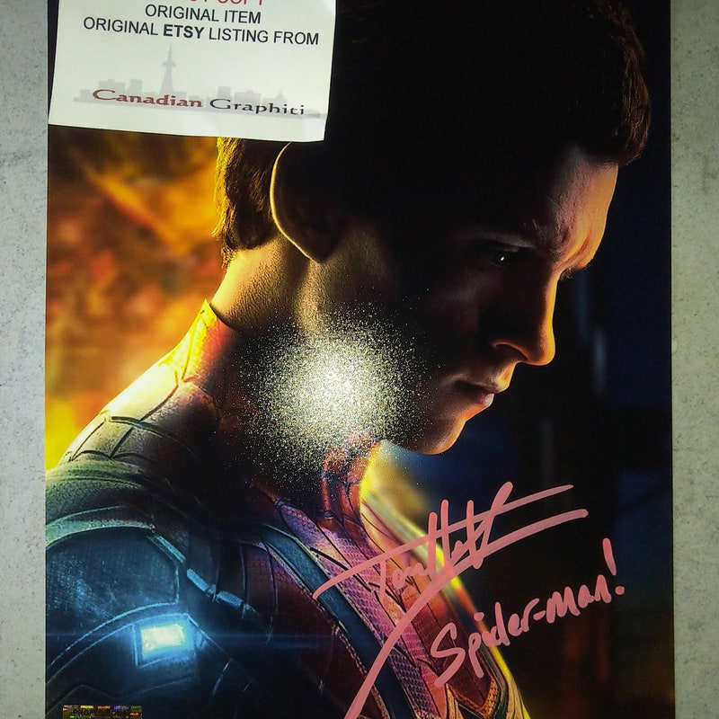 Tom Holland Signed - Etsy