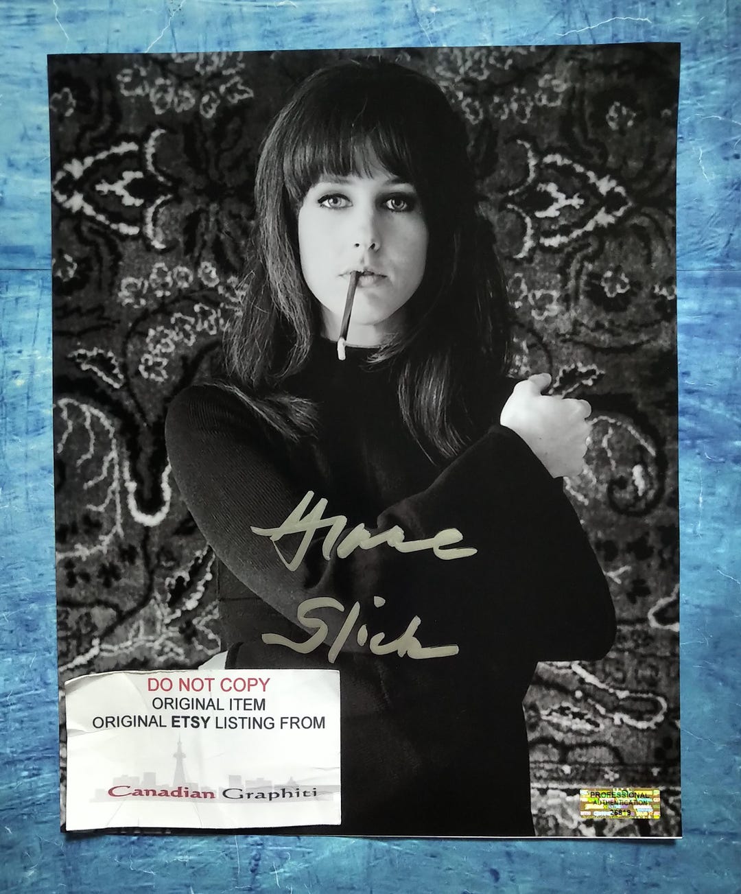 Grace Slick Hand Signed Autograph 8x10 Photo COA - Etsy