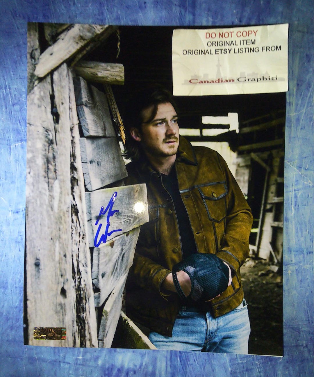 Morgan Wallen Hand Signed Autograph 8x10 Photo COA - Etsy