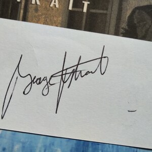 George Strait Hand Signed Autograph Index Card COA - Etsy