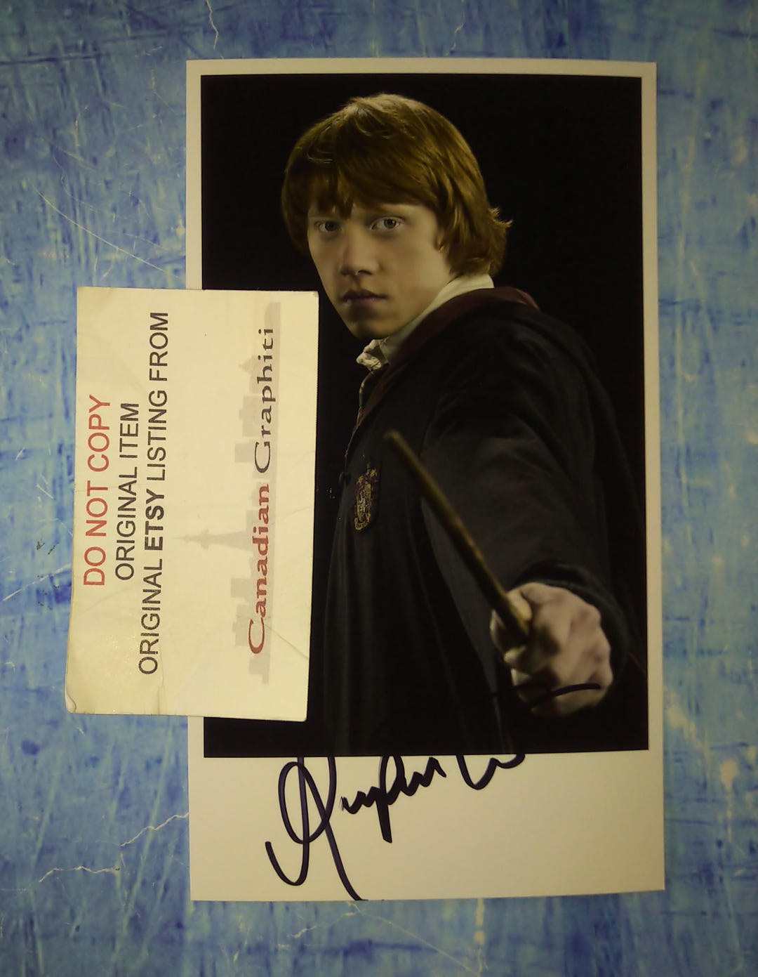 Rupert Grint Hand Signed Autograph Photo COA Ron Weasley - Etsy