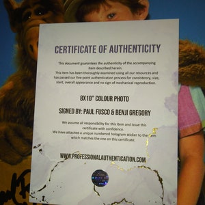 Paul Fusco & Benji Gregory Hand Signed Autograph 8x10 Photo COA Alf - Etsy