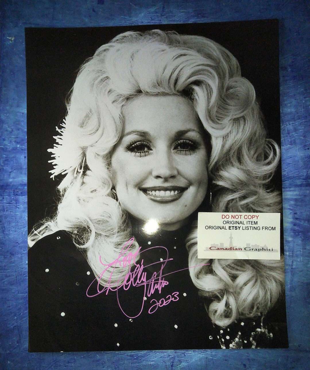 Dolly Parton Hand Signed Autograph 11x14 Photo COA - Etsy