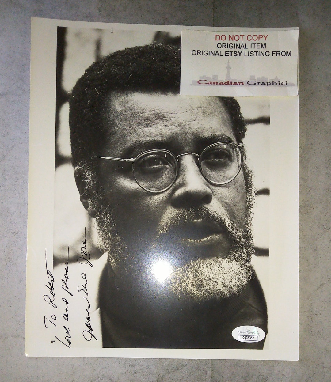 James Earl Jones and Signed Autograph 8x10 Photo COA + JSA - Etsy