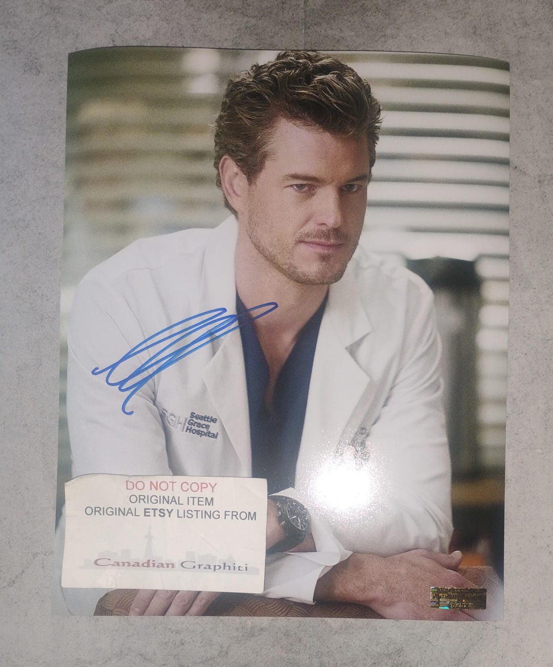 Eric Dane Hand Signed Autograph 8x10 Photo COA - Etsy