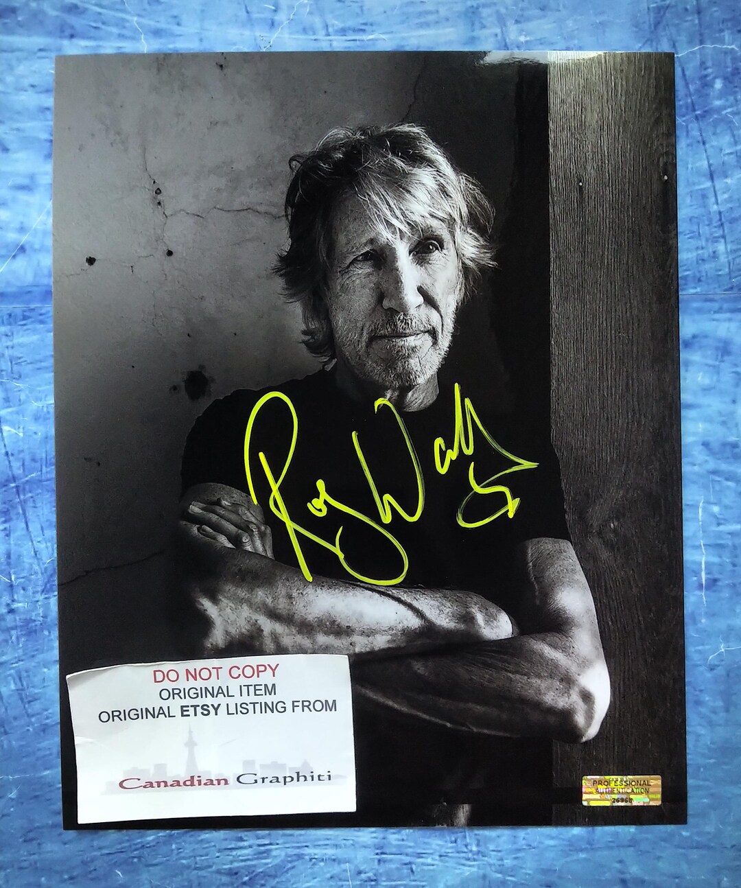 Roger Waters Hand Signed Autograph 8x10 Photo COA Pink Floyd - Etsy