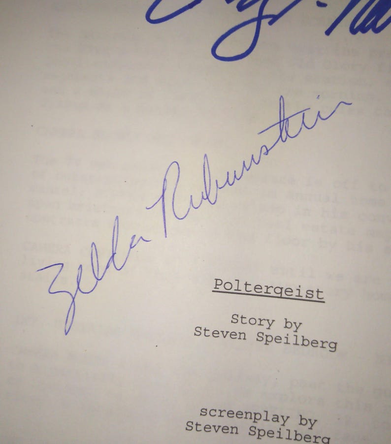 Jobeth Williams, Zelda Rubinstein & Craig T Nelson Hand Signed ...