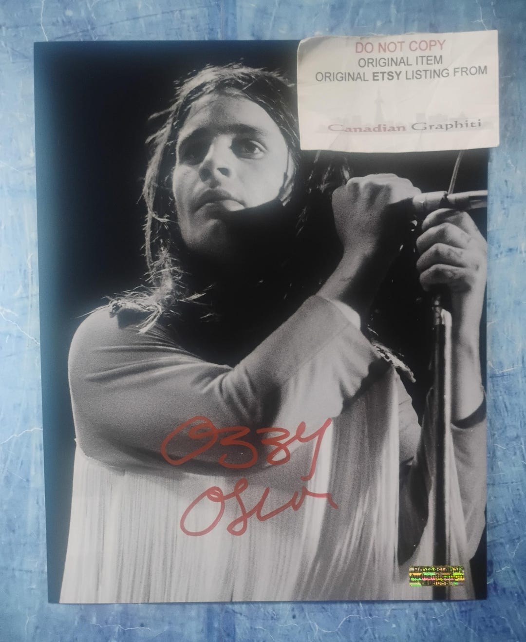 Ozzy Osbourne Hand Signed Autograph 8x10 Photo COA - Etsy