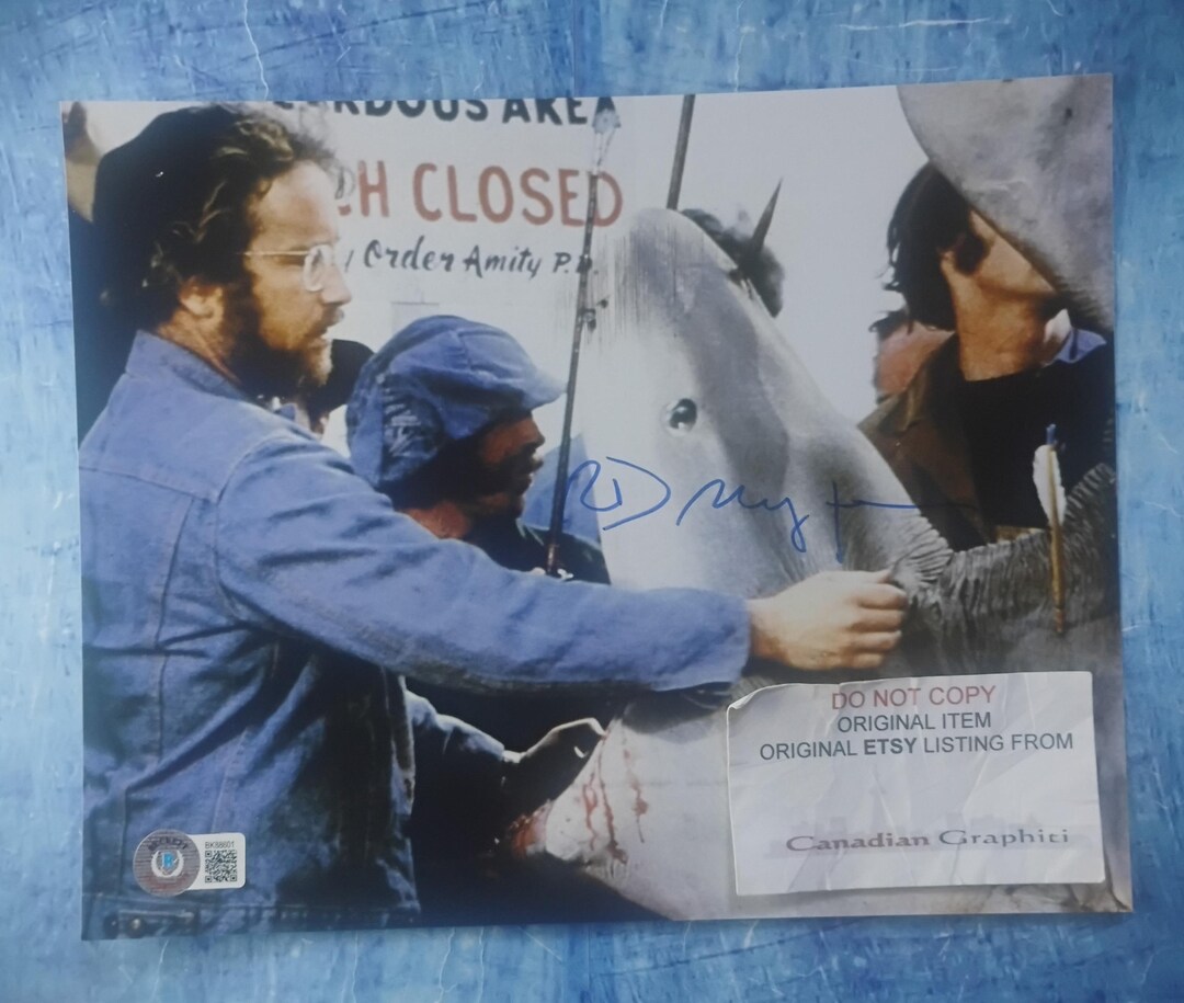 Richard Dreyfuss Hand Signed Autograph 8x10 Photo BAS COA Jaws - Etsy